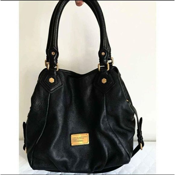 Marc Jacobs | Bags | Marc Jacobs Francesca Extra Large Black Hobo Tote ...